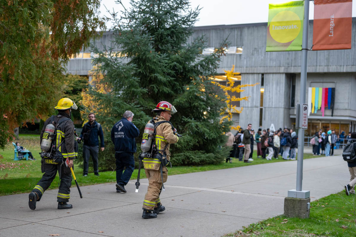 Firefighters respond to false fire alarm on campus – The Langara Voice